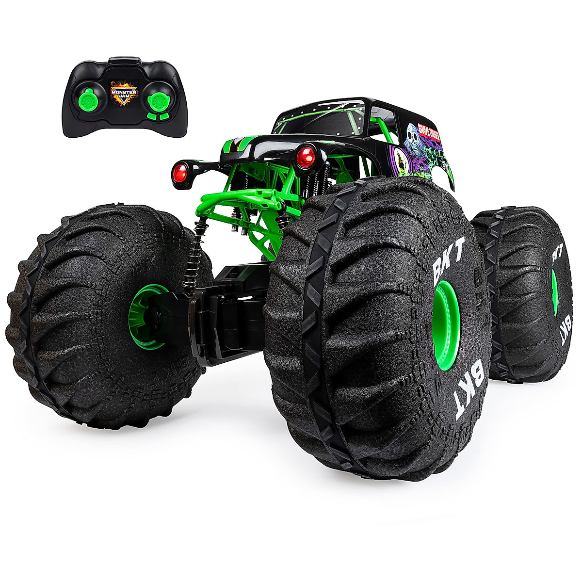 Monster Jam, Official Mega Grave Digger All-Terrain Remote Control Monster Truck, Over 2 Ft. Tall, 1:6 Scale, Kids Toys for Boys and Girls Ages 4-6+