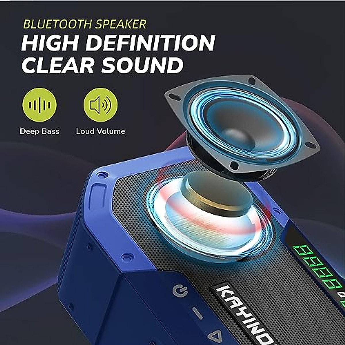 Bluetooth Hand Crank Emergency Radio Solar Power,Portable AM FM Radio Speaker,NOAA Weather Radio Flashlight Phone Charger,5000mAh Battery,SOS,Outdoor Waterproof Survival Wind up Storm Radio