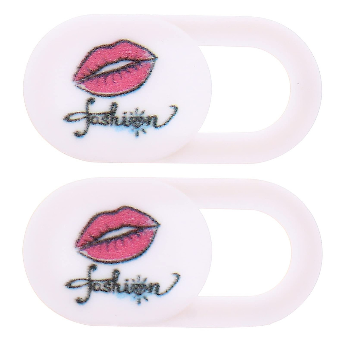 SOLUSTRE 2PCS Camera Privacy Cover SSD Laptop Webcam Blocker latop Computer Tablet Lap desks Web Camera Cover Slider White Environmental Protection Material Plastic Protection Cap Flat