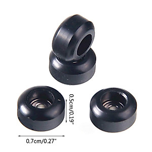 BullBallBoll 4 Pcs/Set Professional Urethane CNC Bearing Wheels for Wooden Fingerboard