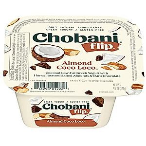 Chobani® Flip® Low-Fat Greek Yogurt Chocolate Almond Coco Loco™ 4.5oz