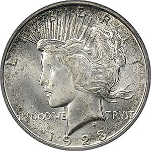 1923 D Peace Dollar PCGS MS65