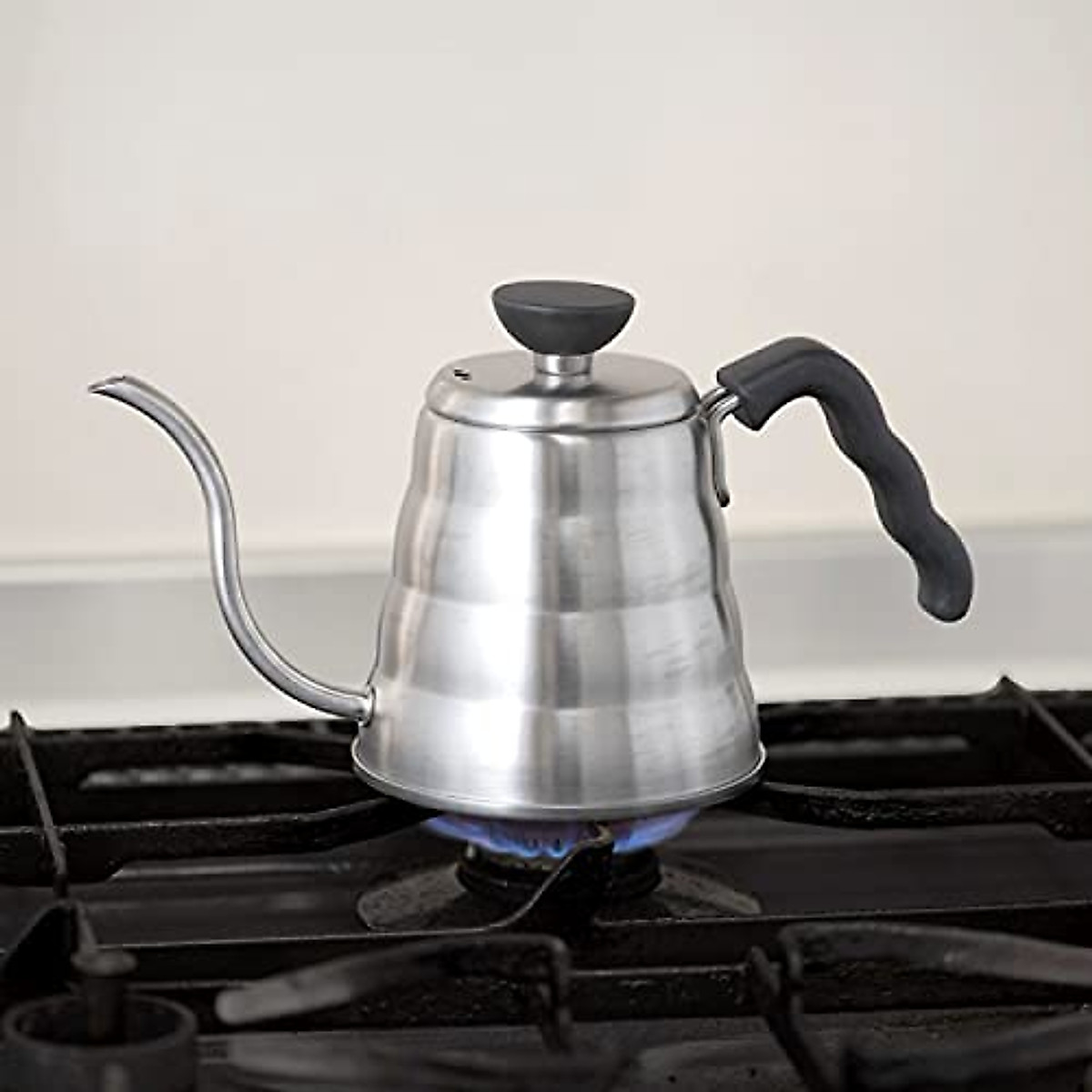 Hario V60 "Buono" Gooseneck Coffee Kettle, 700ml, Stainless Steel, Silver
