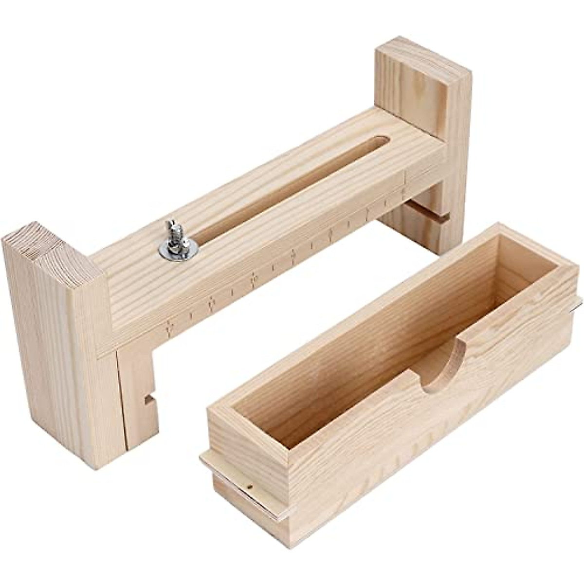 Wooden Jig Bracelet Maker with Two Clips,Upgrade Three Brackets Adjustable Paracord U Shape Wooden Frame Bracelet Jig Kit DIY Wristband Rope Knot Braided Fixing Tools (with Storage Box)