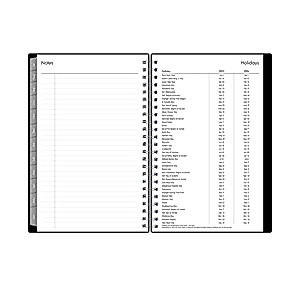 Blue Sky 2023-2024 Academic Year Weekly and Monthly Planner, 5" x 8", Flexible Cover, Wirebound, Enterprise (144720)