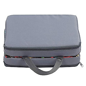 Kneeling Pad, Portable Memory Foam Knee Pad, Waterproof Small Size for Gardening Household Chores(Gray Color Stitching)