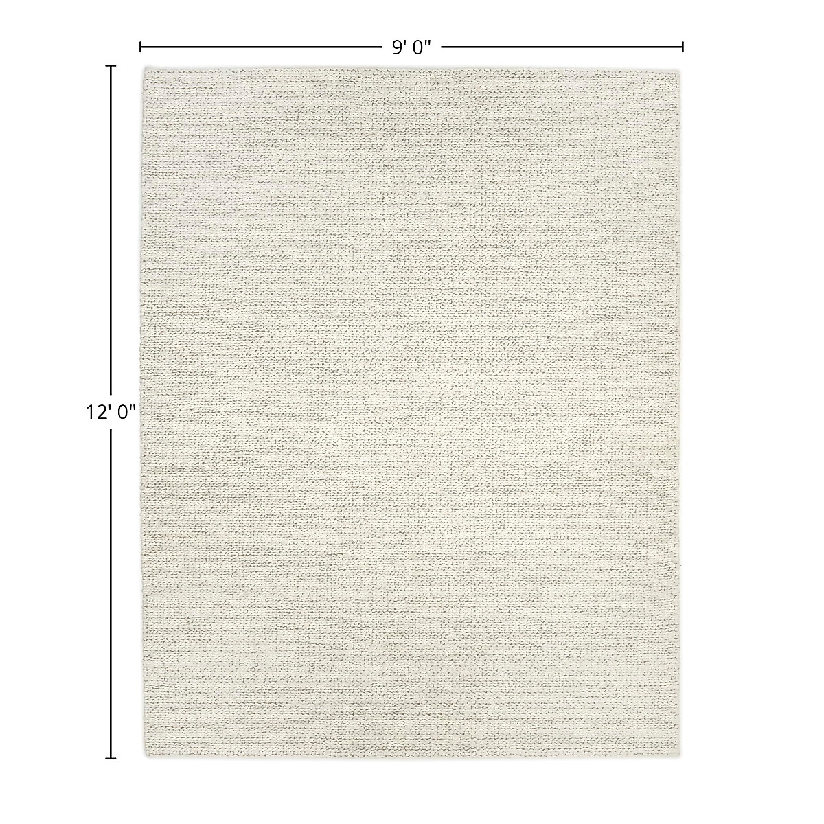 Handmade Transitional Jute Contemporary Beige Area Rug 9 x 12