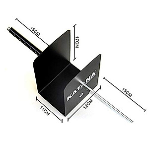 ZWCIBN Book Ends Decorative, Modern Metal Funny Unique Black DVD Bookends for Shelves, Katana Book Stopper Holder for Office Home , Desk Gifts Book Stands for Men and Book Lovers