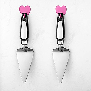 Awpeye 2PCS Flatware Pie Server Stainless Steel Cake Cutter, Pizza/Tart/Dessert Slicer.