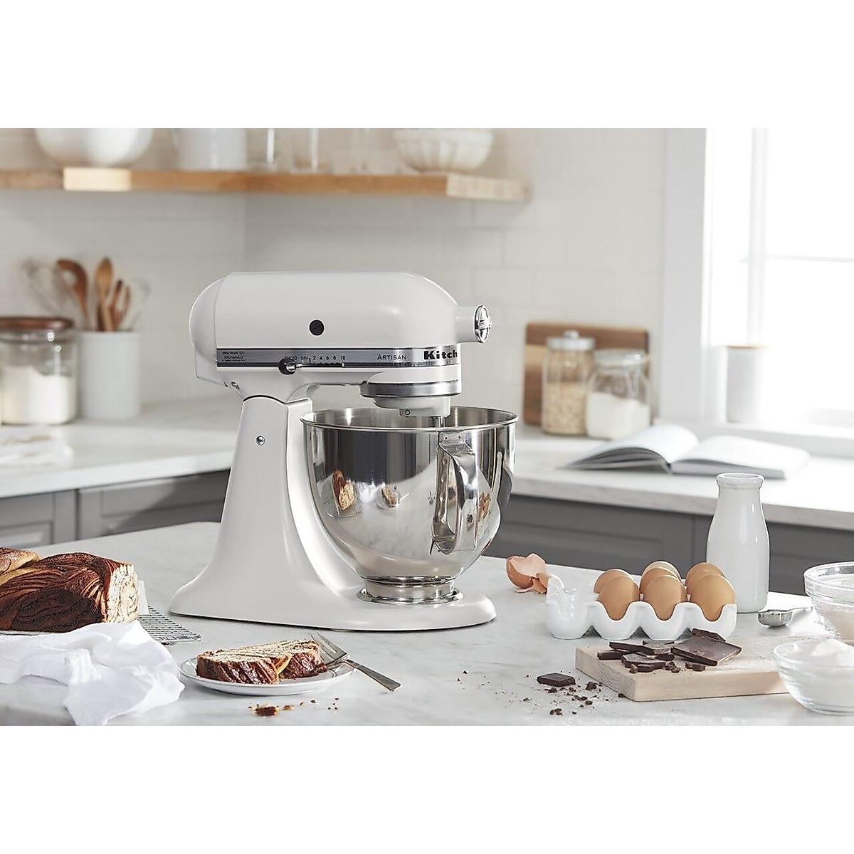 KitchenAid Artisan Stand Mixer + Fresh Prep Slicer/Shredder Bundle