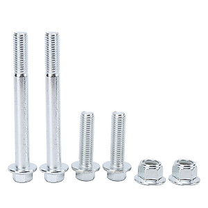 Aramox Front Recovery Hook Fit for, Pair Front Tow Hooks Black Heavy Duty Bow Shackles 84072463