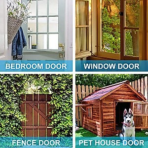 FATLODA 2 Pack Barrel Bolt Latch, Slide Bolt Latch 3 Inches Slide Latch Lock, Thickened Stainless Steel Sliding Lock for Door, Brushed Finish Sliding Bolt Lock, Sliding Bolt Latch with 12PCS Screws