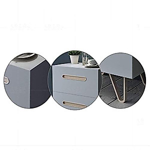 SJYDQ Nightstand, Small End Table for Bedroom, Bed Side Table with Drawers, Bedside Table Accent Table