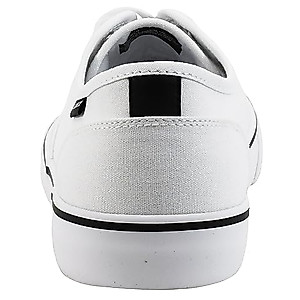 Lugz Men's Lear Shoes, White/Black, 10 M