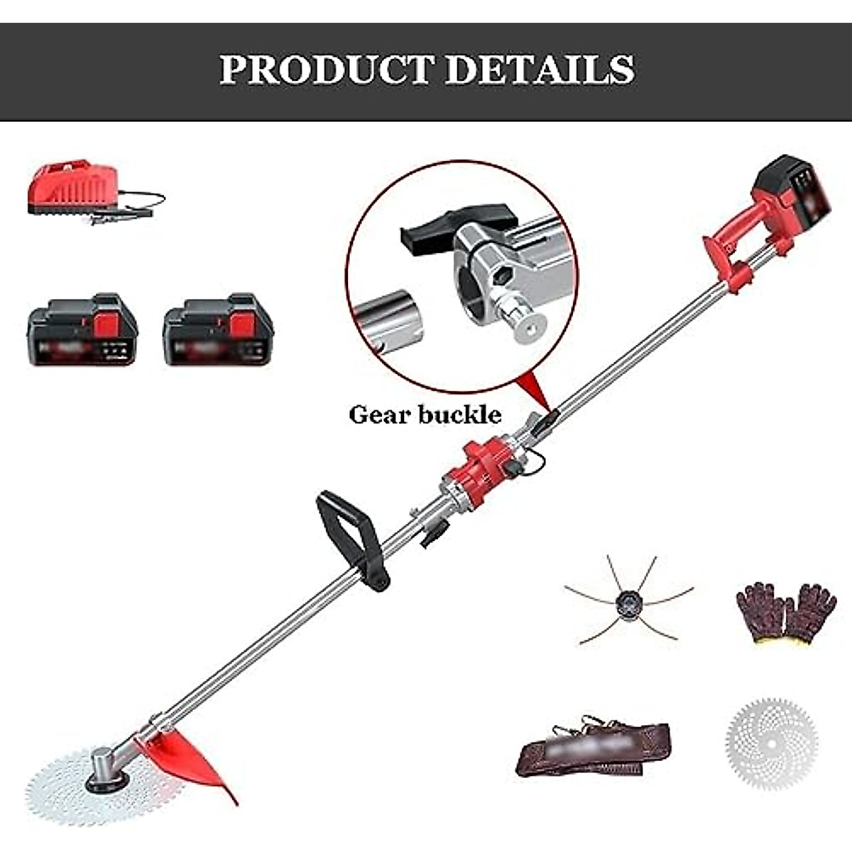 HYQHYX Land Mower self propelled Gas Lawn mowerElectric Lawn Mower Cordless Lawn Mower Weeder Small Household Electric Lawn Mower Yuanlin Multifunctional