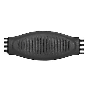 ECOTRIC Lumbar Support Pad Compatible with Herman Miller Classic Aeron Chair Size B, Home Office Seating Support Pad - Graphite/Black