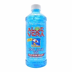 Fruit of the Earth Aloe Vera Gel - Cool Blue - 20 Ounce