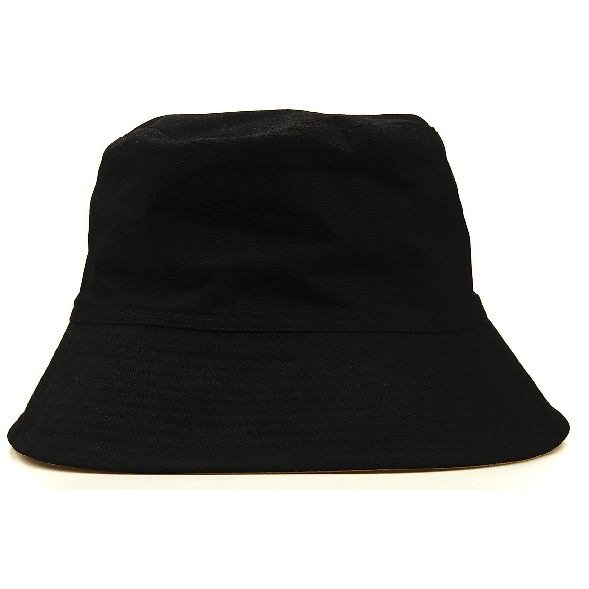 MUNULA Extra Large Bucket Hats XXL Hats for Men Big Head Oversized Cotton Reversible Unisex Fishing Hat 23.6"-25.6" Outdoor (Black/Khaki)