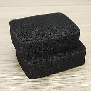 Create idea 2pcs Lawn Mower Air Filter Cotton Air Filter Sponge 17211-896-000 Lawn Mower Air Filter Foam 99x77x22mm Sponge Air Filter Compatible with Honda G100 Engines
