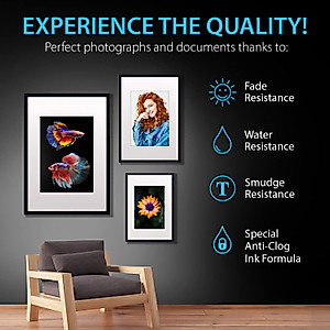 Smart Ink Compatible Toner Cartridge Replacement for HP 206A 206 A with Built-in Chip (4 Pack) to use with Color Laserjet Pro MFP M283fdw M283cdw Laserjet Pro M255dw M255nw (Black Cyan Magenta Yellow)