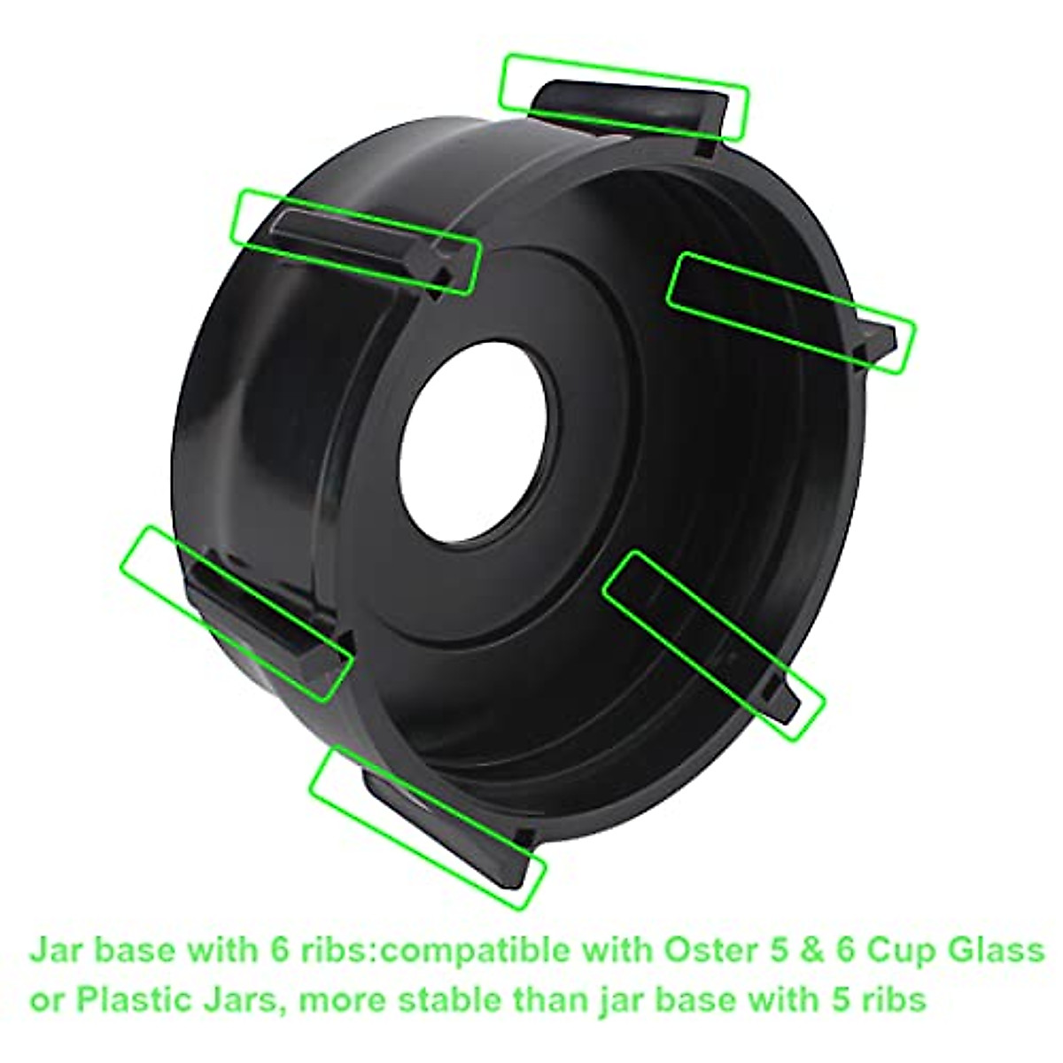 Joyparts Replacement Parts Oster Blender Jar Bottom,for Oster and Osterizer Blenders #004902-003-NP0