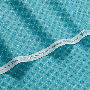 Riley Blake Granny Chic Needlepoint Blue, Fabric by the Yard