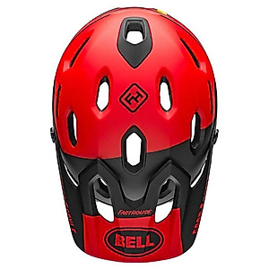 Bell Super DH MIPS Adult Mountain Bike Helmet - Fasthouse Matte Red/Black (2022), Large (58-62 cm)
