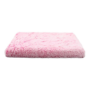 Square Long Plush Warm Dog Bed with Zipper Cat Mats Pet Kennel Warm Sleeping for Pet Washable Dogs Cats Sofa Bed