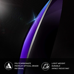 Betterun HD Clear Anti Blue Light Polycarbonate Replacement Lenses for Bose Tenor