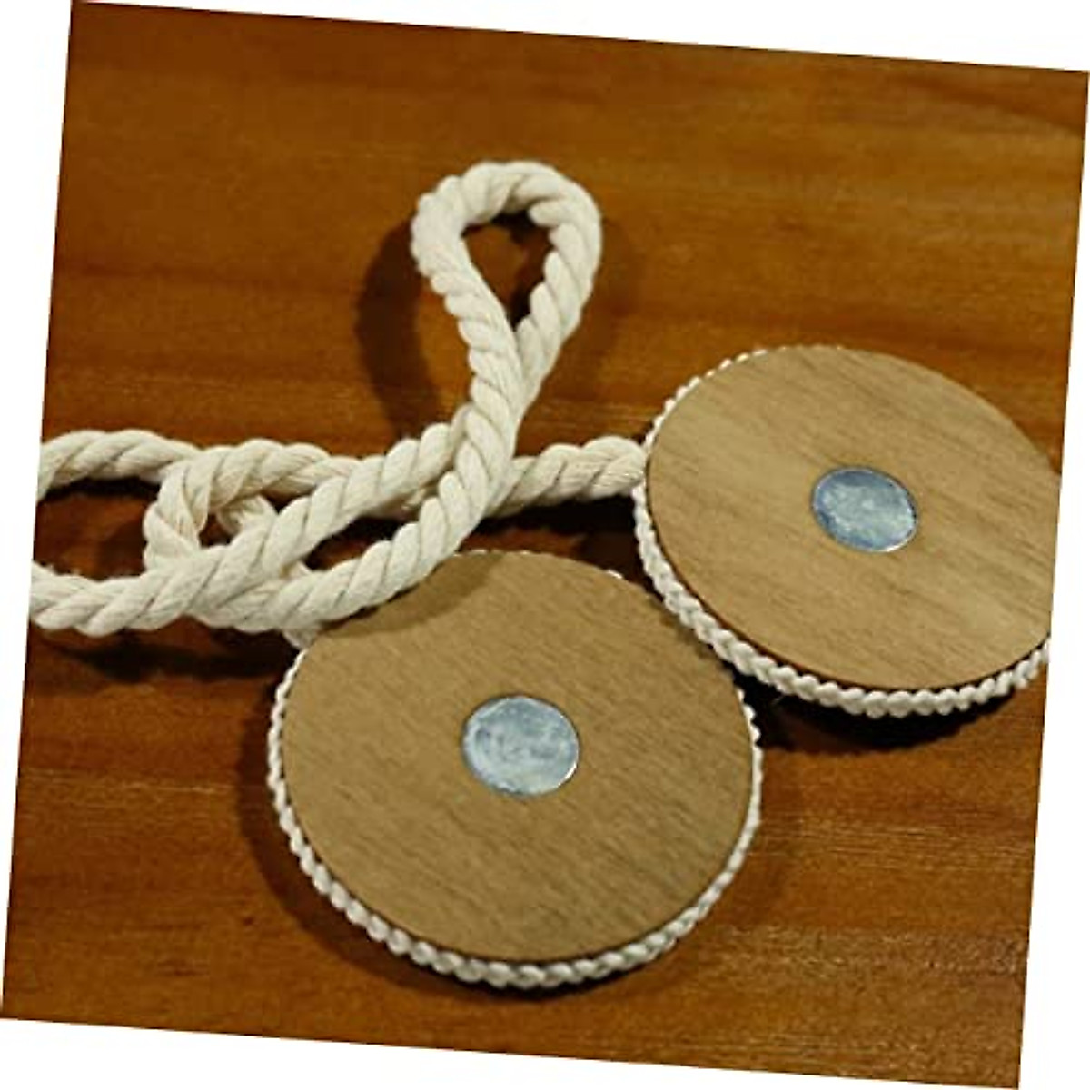 Garneck Valance Curtains Window Curtains Curtain Hooks for Drapes Window Shade Curtain Tiebacks Curtain Holdbacks Window Curtain Holders Curtains Magnetic Tie Hook up Cotton Thread