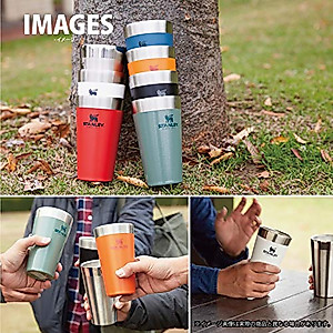 Stanley Stacking Vacuum Pint Pack of 4, Vacuum Insulated Tumbler, Stainless Steel, Coffee, Hot and Cold Retention, Beer, Outdoor, Watching Sports, Family, Dishwasher Safe