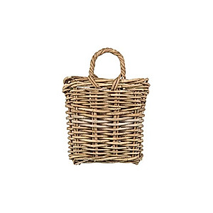 Kobo Wall Basket, Small, Gray-Brown
