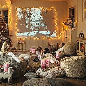 YESMONA 50 Pcs Flat Bottom Popcorn Bags, 2 oz Paper Popcorn Bags for Family Movie Night Baseball Themed Carnival Christmas Birthday Party …