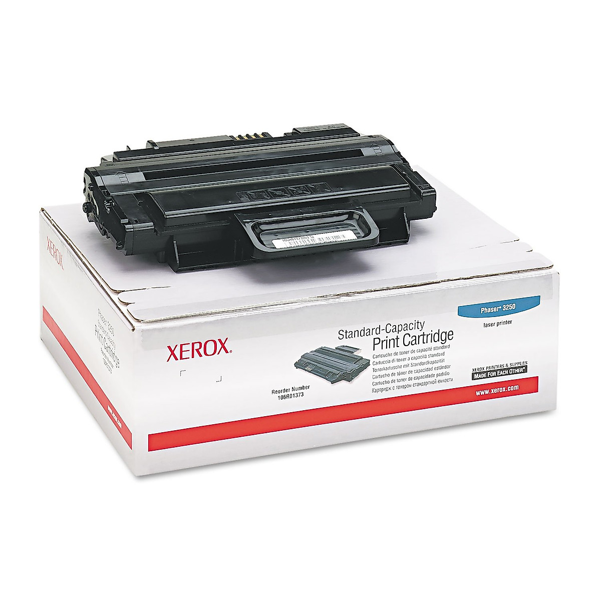 Xerox Phaser 3250 Black Standard Capacity Toner Cartridge (3,500 Pages) - 106R01373