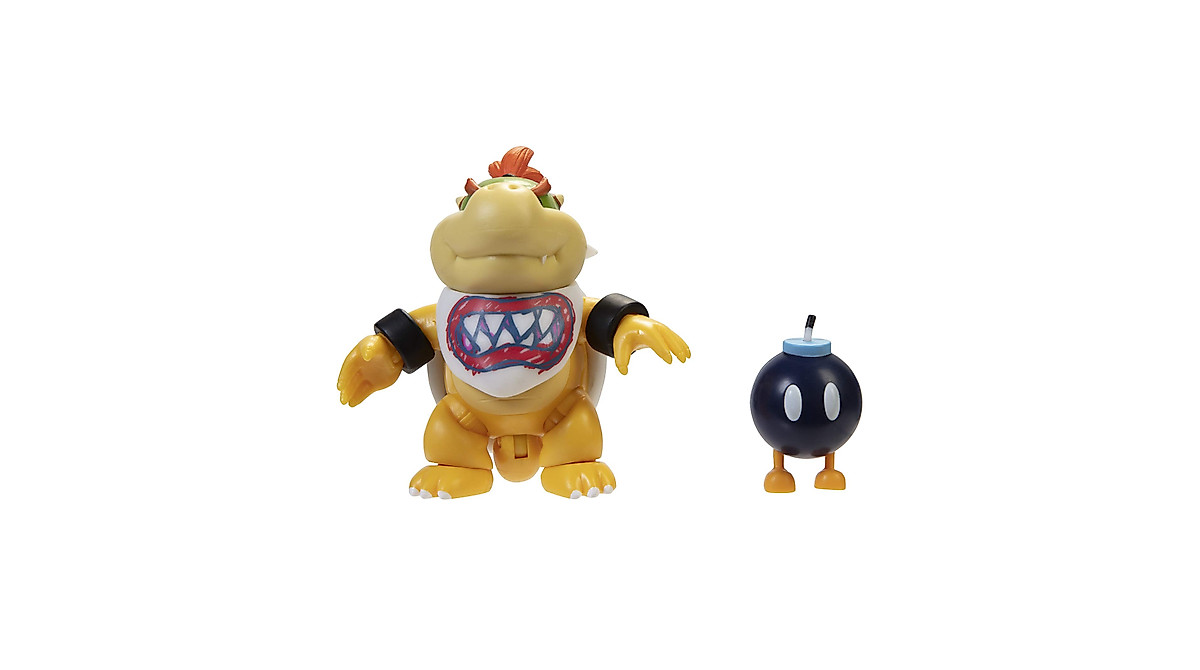 Super Mario Bowser Jr. Action Figure – Poseable Collectible Toy for ...