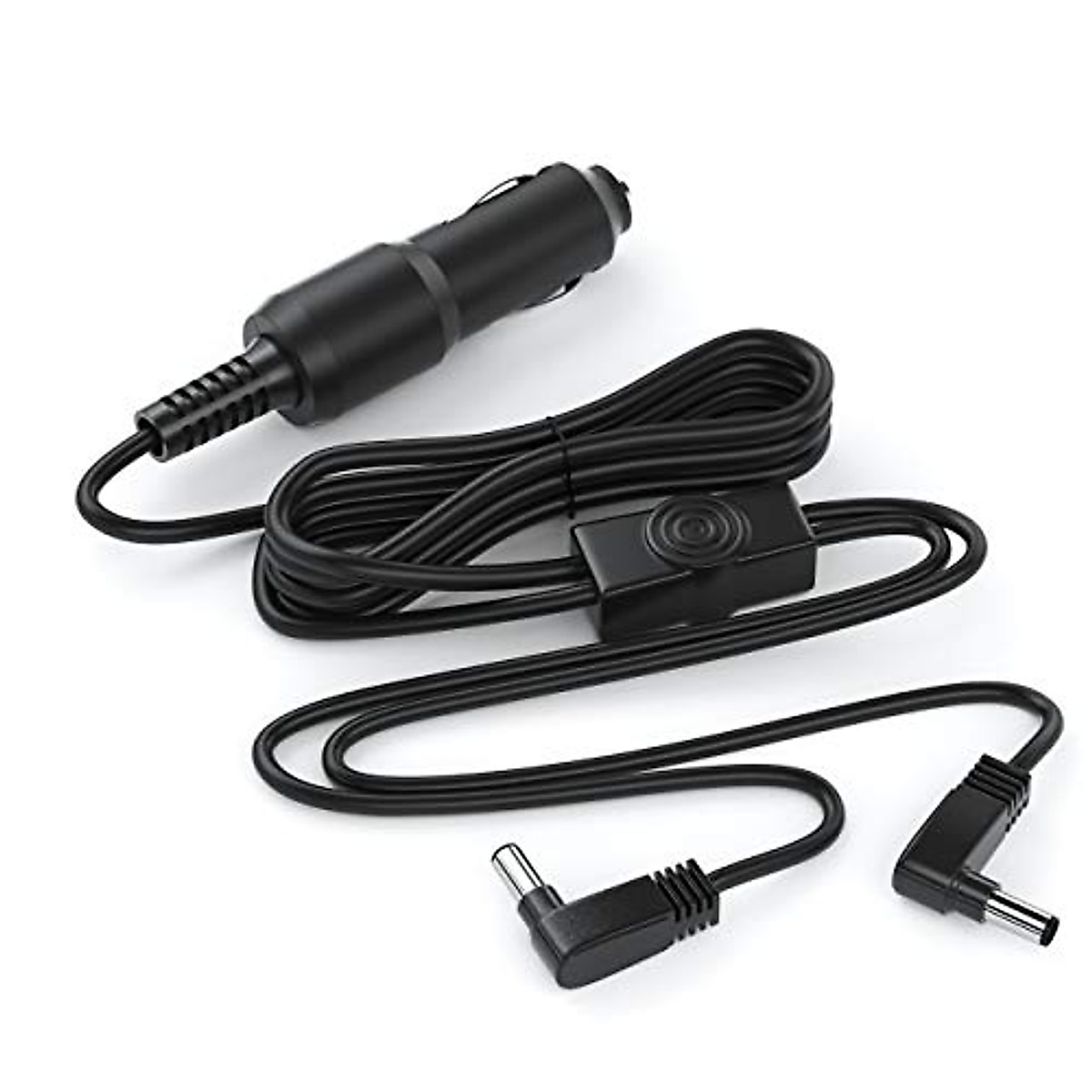 Pwr Extra Long 12FT Car-Charger for Philips Portable DVD Player Dual-Screens Dc Adapter Auto Power Supply Cord (Dual)