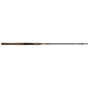 Berkley 6’6” Lightning Rod Spinning Rod, One Piece Spinning Rod, 6-12lb Line Rating, Medium Light Rod Power, Moderate Fast Action, 1/16-3/8 oz. Lure Rating,Brown