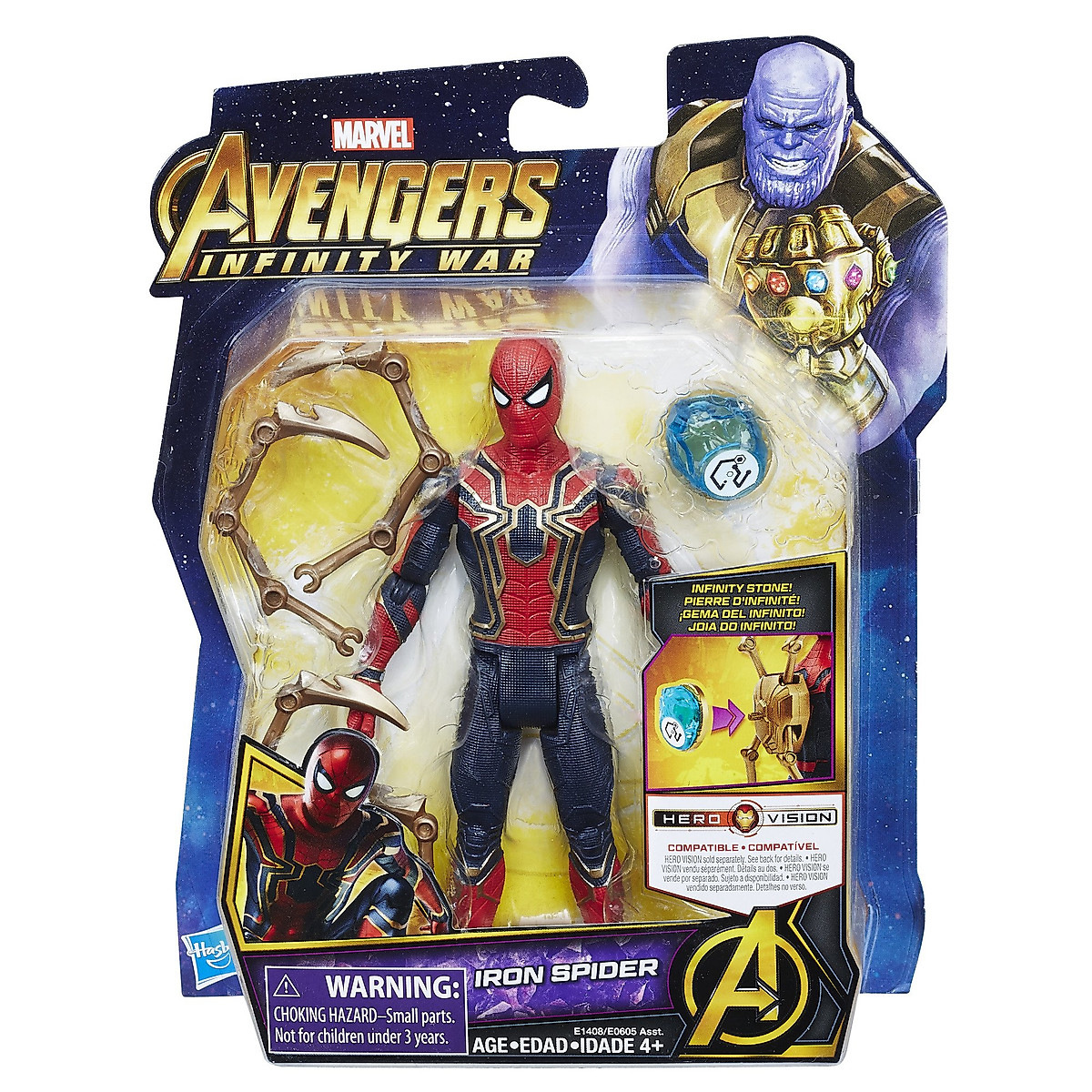 Avengers Marvel Infinity War Iron Spider with Infinity Stone