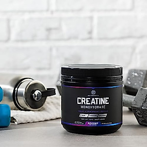 Creatine Monohydrate Powder - 100% Pure Micronized Creatine 5000mg (5g) - Creatine Pre Workout, Supports Muscle Building, Cellular Energy, Recovery & Strength, Vegan, Keto, Gluten-Free - 60 Servings