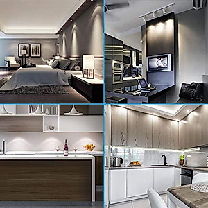 TORCHSTAR GU10 LED Bulbs Dimmable, 500LM 50W Halogen Equivalent, 4000K Cool White, 40° Beam Angle Spot Light Bulb for Recessed Lighting Track Lighting, UL & Energy Star Listed, Pack of 6