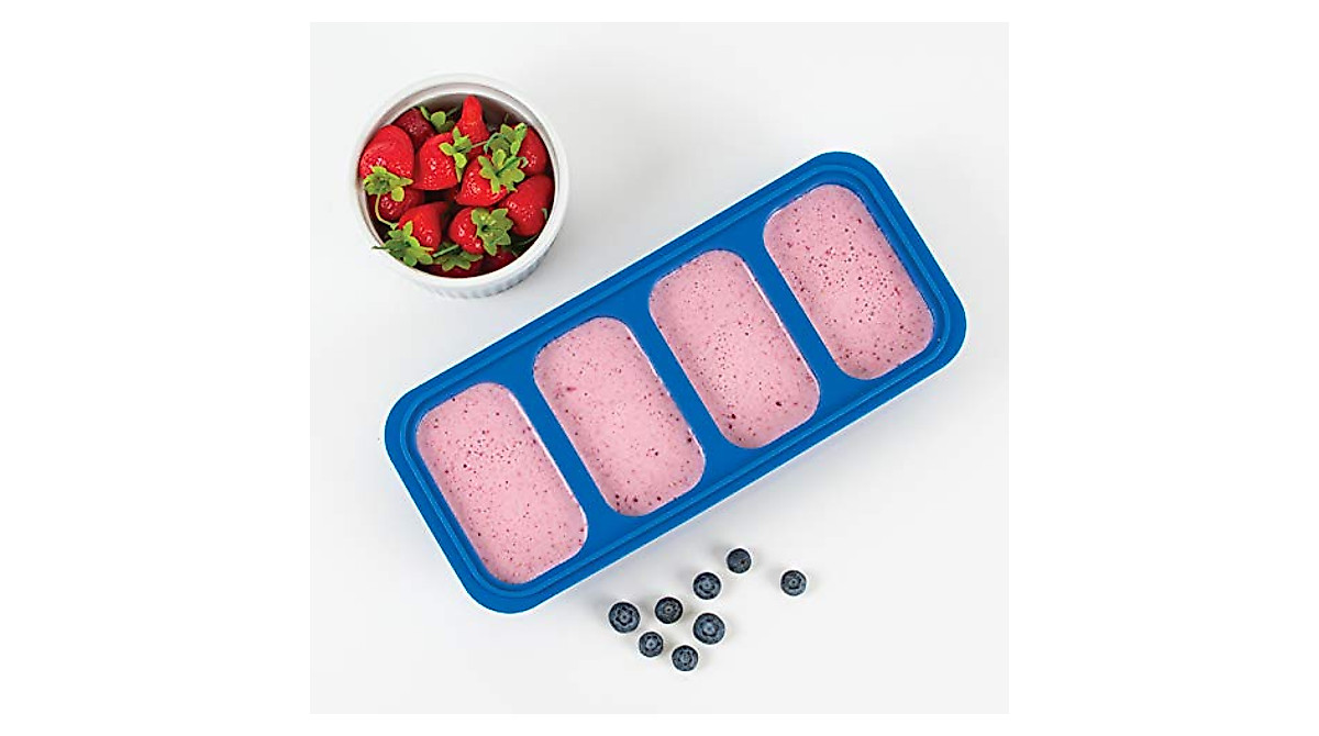 HIC Kitchen Prep-N-Freeze Portion Tray with Lid - Freeze & Store Food