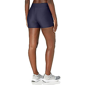 Under Armour Women's Team Shorty 3 , Midnight Navy (410)/White , Medium