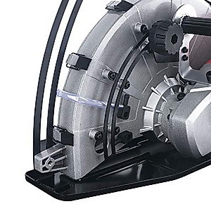 Steel Force KPC 3551 Portable 14" Wet/Dry Electric Corded Circular Concrete Saw/Power Angle Cutter 2600W w/Water Line & Guide Roller (With Blade)