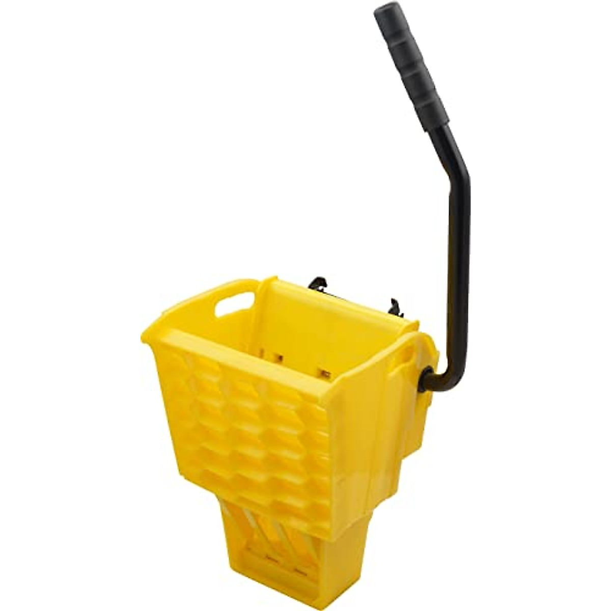 Carlisle FoodService Products Omnifit Mop Bucket with Side Press Wringer and Soiled Water Insert for Floor Cleaning, Kitchens, Restaurants, And Janitorial Use, Polypropylene (Pp), 35 Quarts, Yellow