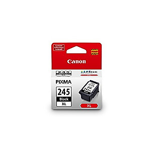 Canon 8278B005 Inks & Paper Pack, PG245, CL-246 XL, 50 Sheets, 4 x 6 and PG-245XL High-Yield Black Ink Cartridge