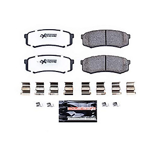 Power Stop Rear Z36-606 Carbon-Fiber Ceramic Brake Pads Truck and Tow Z37