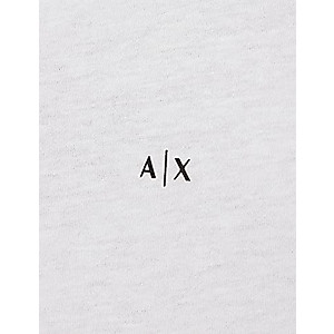 A|X ARMANI EXCHANGE Men's Jersey Graphic Short Sleeve T-Shirt, White, Medium