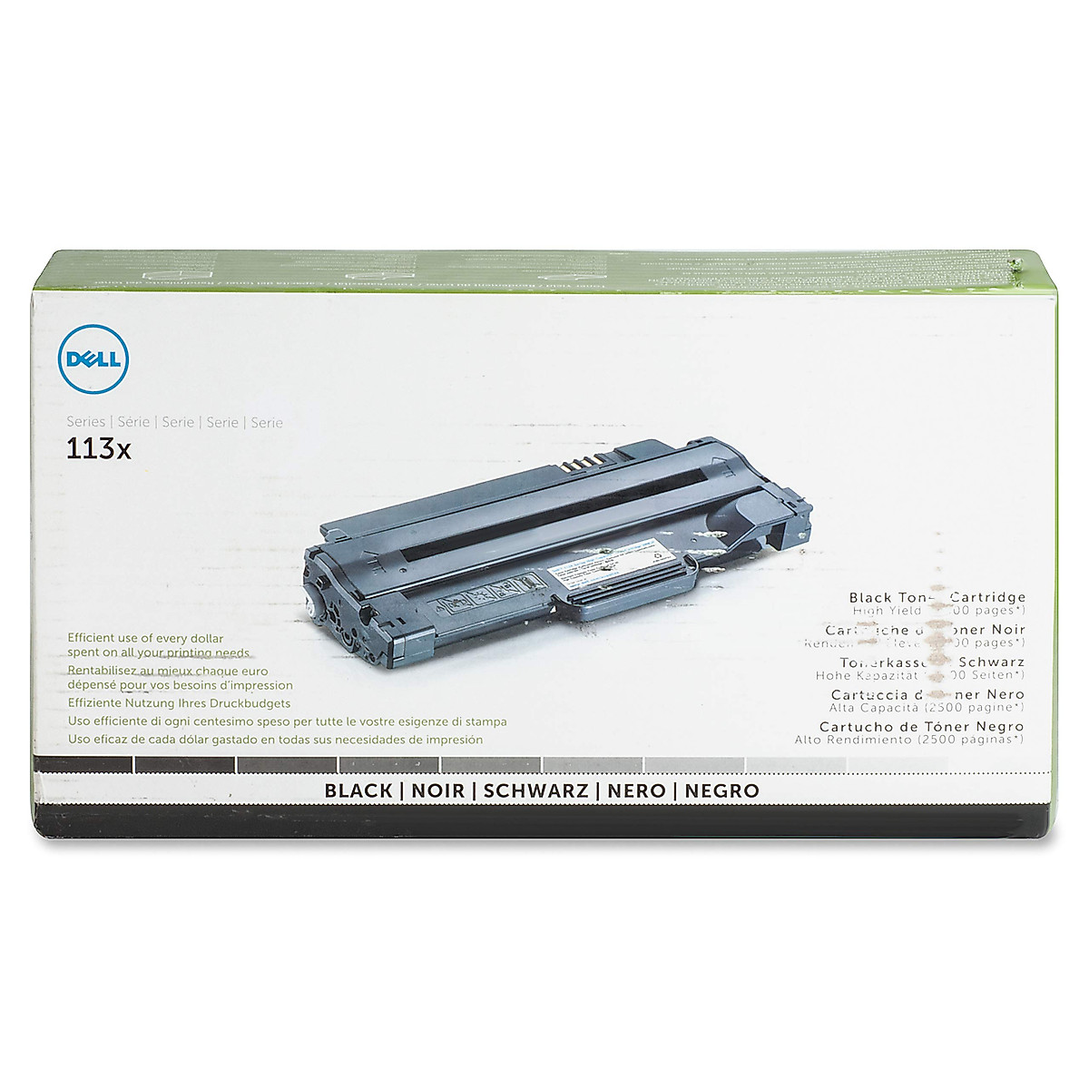 Dell Computer 2MMJP Black Toner Cartridge 1130/1130n/1133/1135N Laser Printers