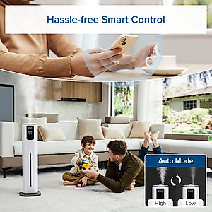 LEVOIT OasisMist 1000S (10L) Smart Humidifier Bundle with Warm & Cool Mist Humidifier for Bedroom and Home