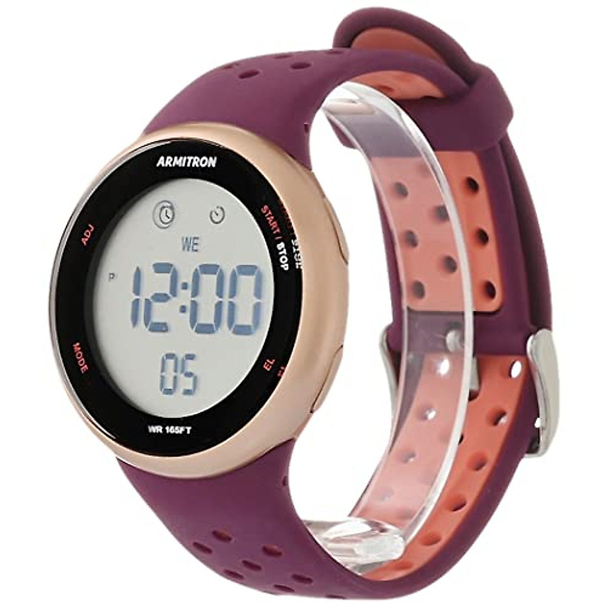 Armitron Sport Unisex Digital Chronograph Silicone Strap Watch, 40/8423